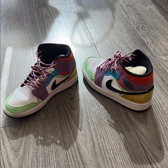 Jordan | Shoes | Colorful Womens Air Jordan Mid Se Lightbulb | Poshmark